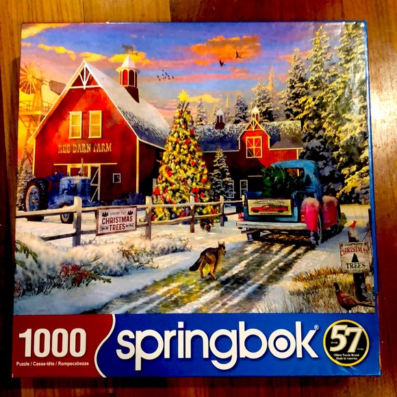 Springbok | Games | Springbok Red Barn Tree Farm 00 Piece | Poshmark